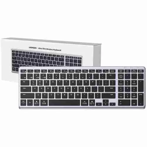UGREEN Ultra Slim Wireless & Bluetooth Rechargeable Keyboard - Radox ...