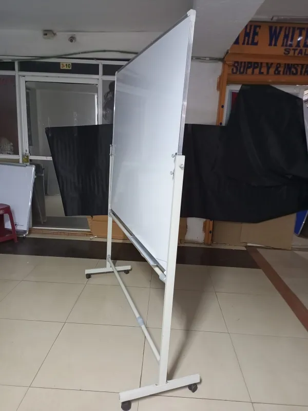 4Ft x 3Ft Portable Double-Sided Rotational Whiteboard - Radox Technology