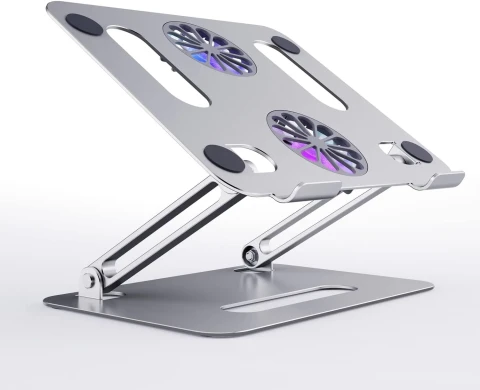 Adjustable Laptop Stand With Cooling Fan - Radox Technology