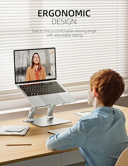 Nulaxy Laptop Stand Fully Adjustable for Desk - Radox Technology