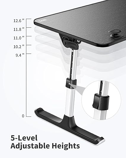 SAIJI Adjustable Laptop Stand Laptop Desk Table - Radox Technology