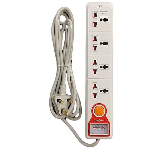 4 Way Extension cable, With 5 Meter Cable - Radox Technology