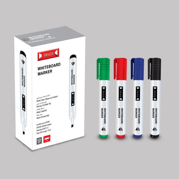 Whiteboard Markers Black, Blue, Red, Green - Radox Technology