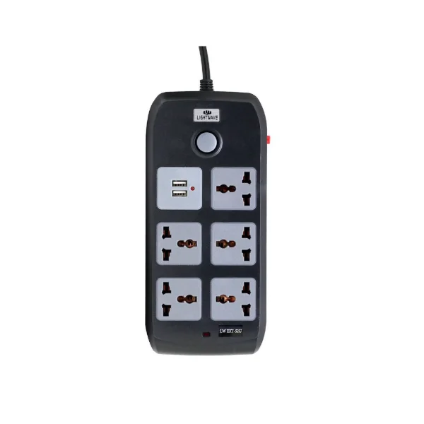 Lightwave 5-Way 3 Metres Extension Socket - Radox Technology